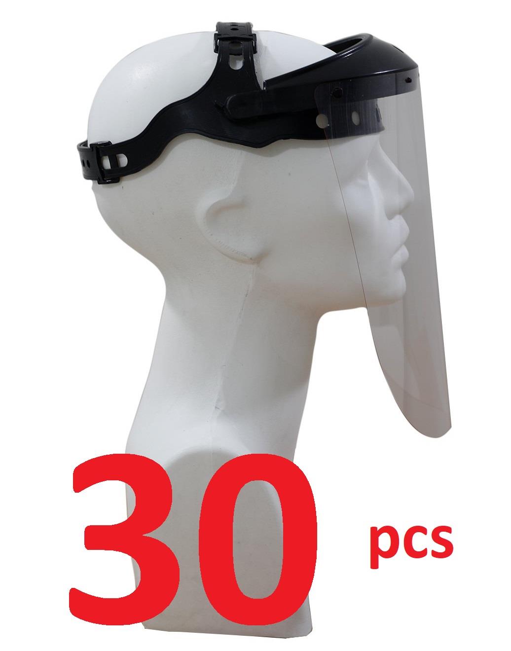 30X Face Shield Flip-Up Reusable Rewashable Anti Fog Splash Guard Mask