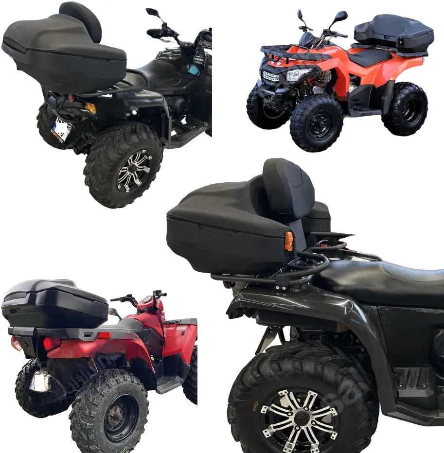 QUAD ATV rear cargo box 110L storage trunk top case universal