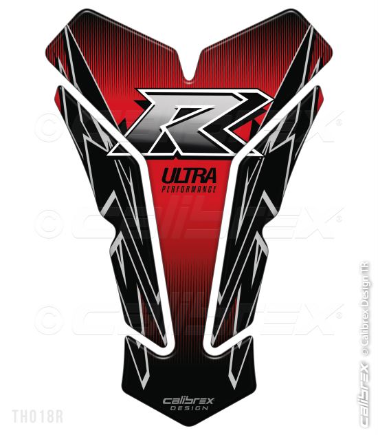 HONDA CBR 600RR 900RR 1000RR RED TANK PAD CALIBREX DESIGN