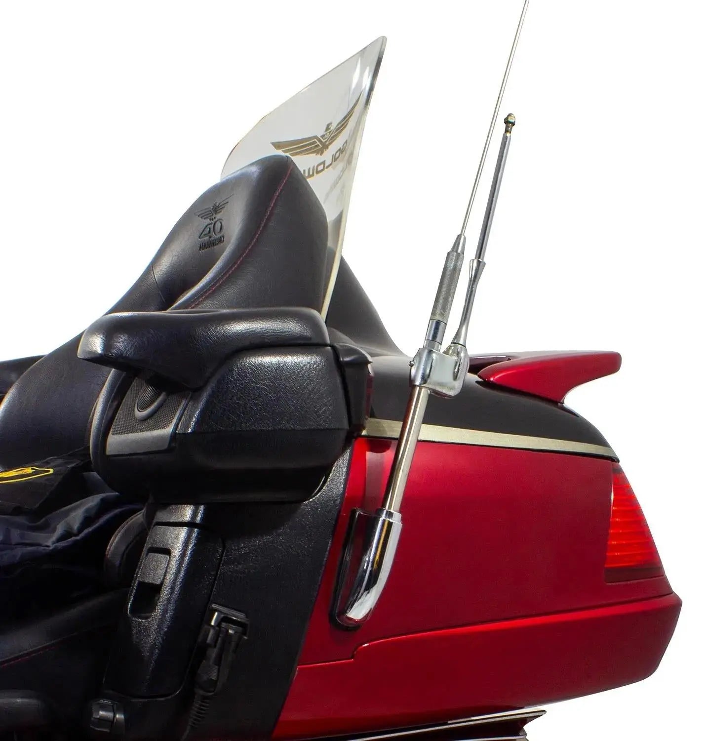 Honda Gold Wing GL 1800 chrome 27 cm flag pole antenna