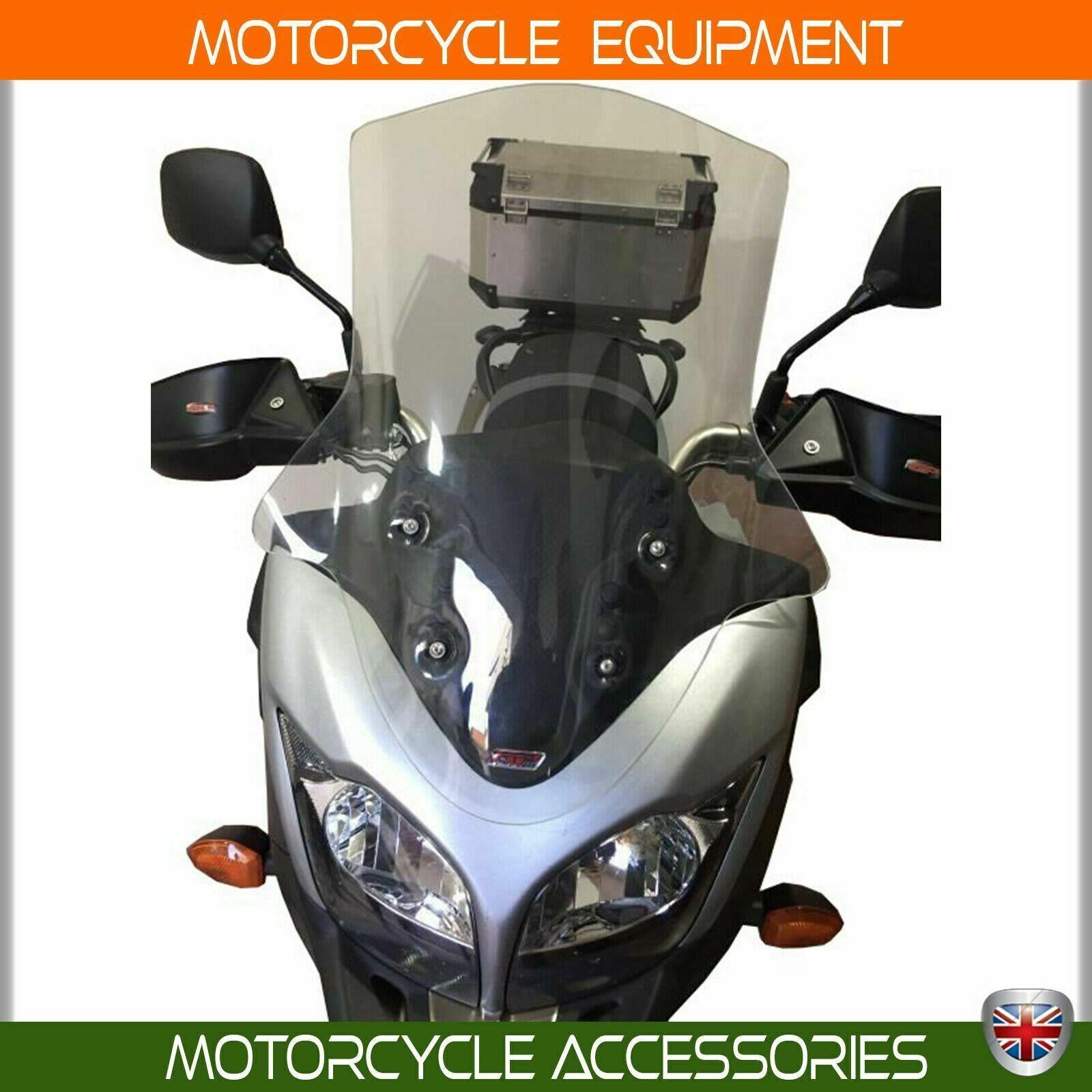 Suzuki DL650 Vstrom touring windscreen smoke 12-16